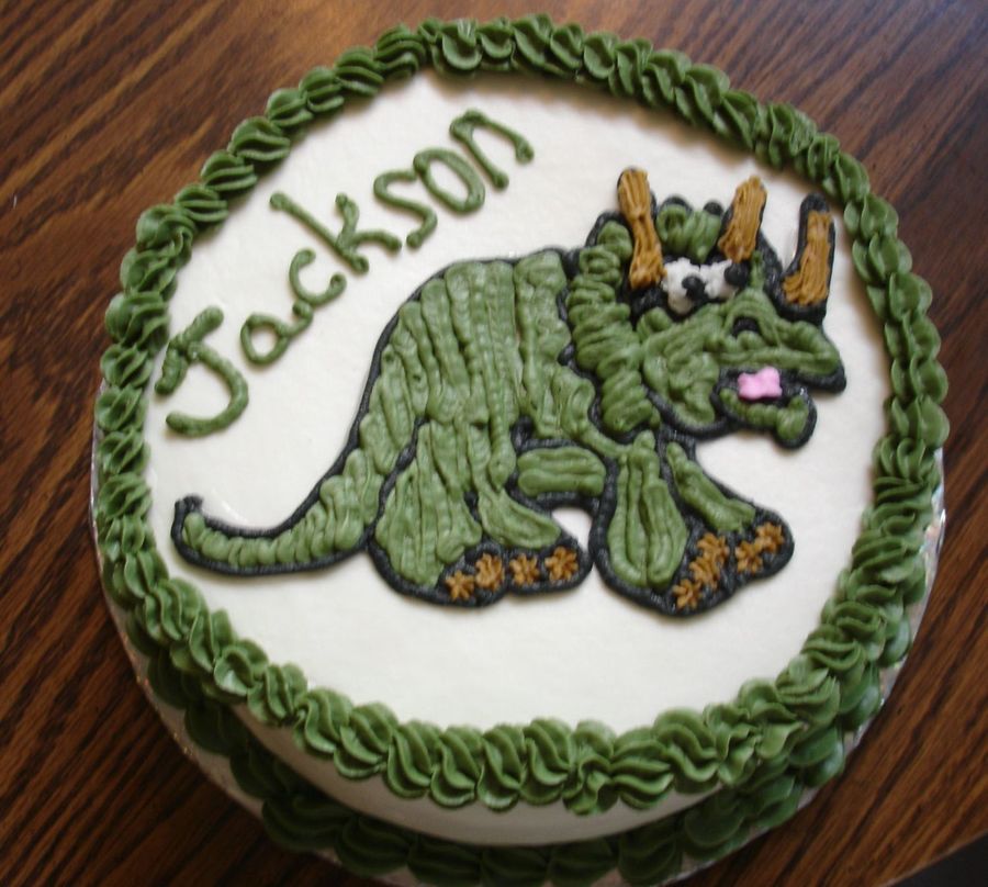 Dinosaur Birthday Cake - CakeCentral.com