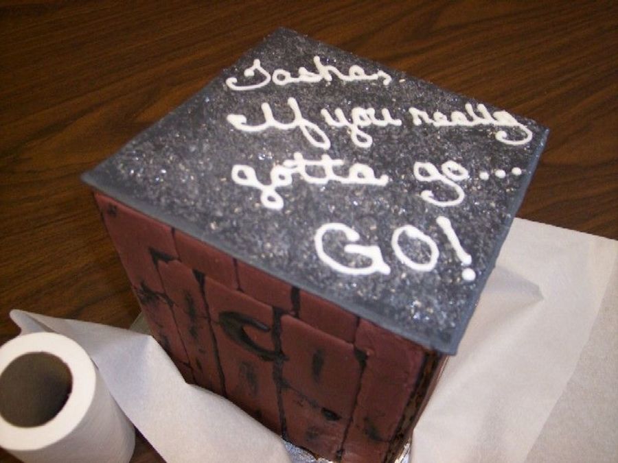 Top View Of Outhouse - CakeCentral.com