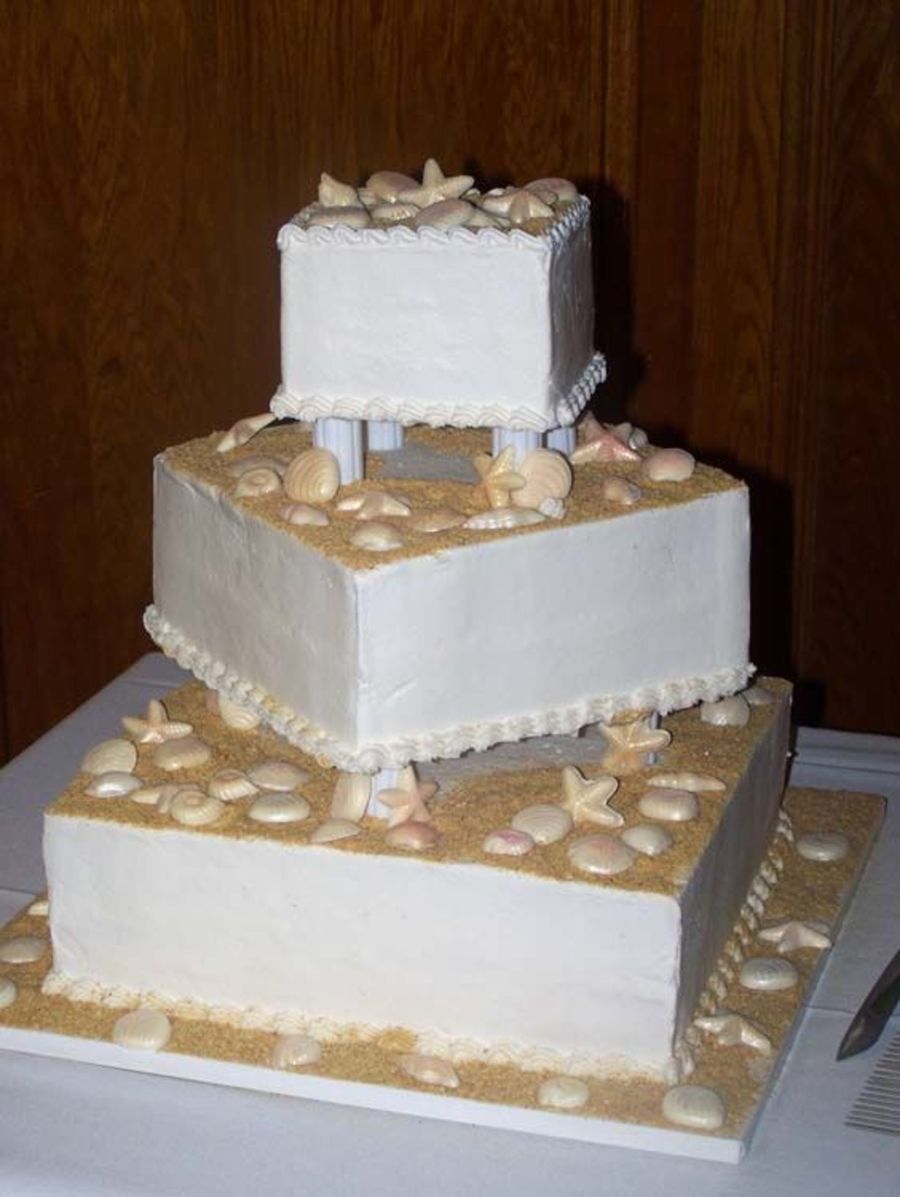 Seashell Wedding - CakeCentral.com