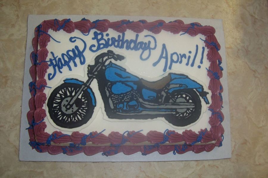 Honda Motorcycle Cake - CakeCentral.com
