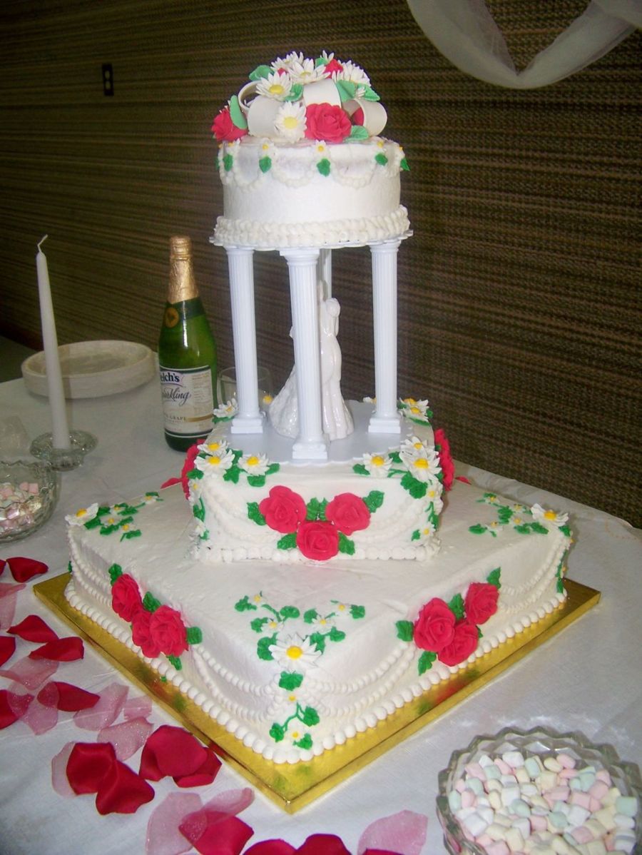 Linda's Wedding Cake - CakeCentral.com