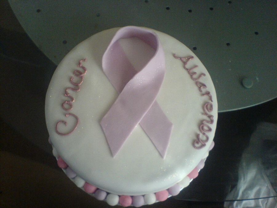 Cancer Awareness Cake - CakeCentral.com