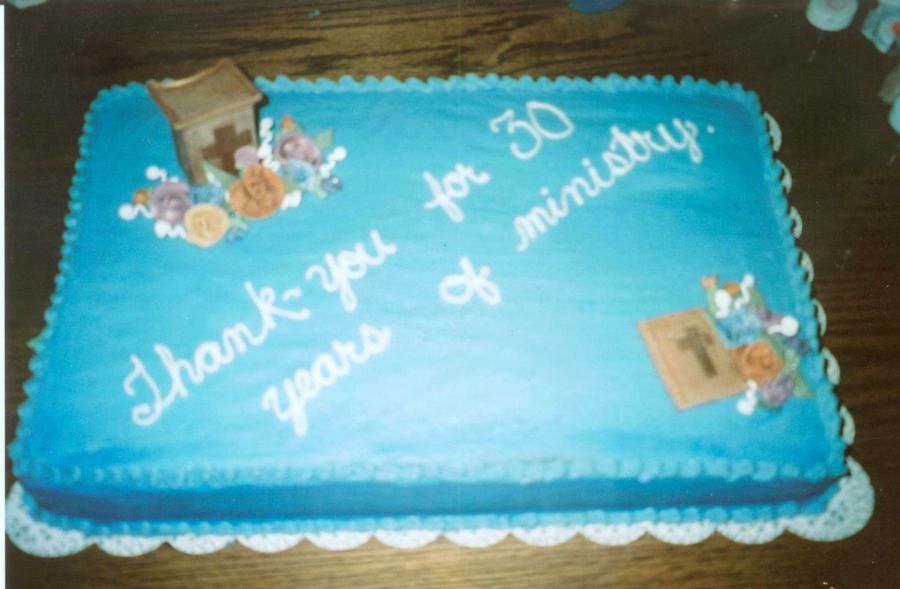 30 Years Of Ministry Cake - CakeCentral.com