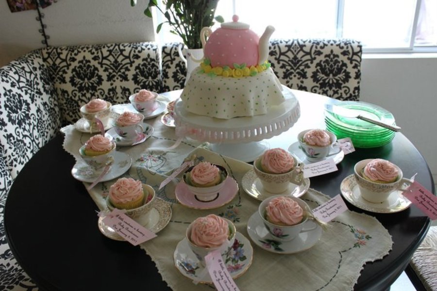 Tea Party Baby Shower - CakeCentral.com
