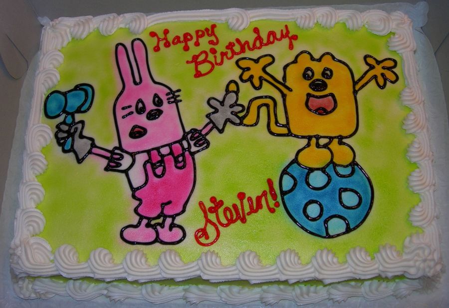 Wow Wow Wubbzy And Widget - CakeCentral.com