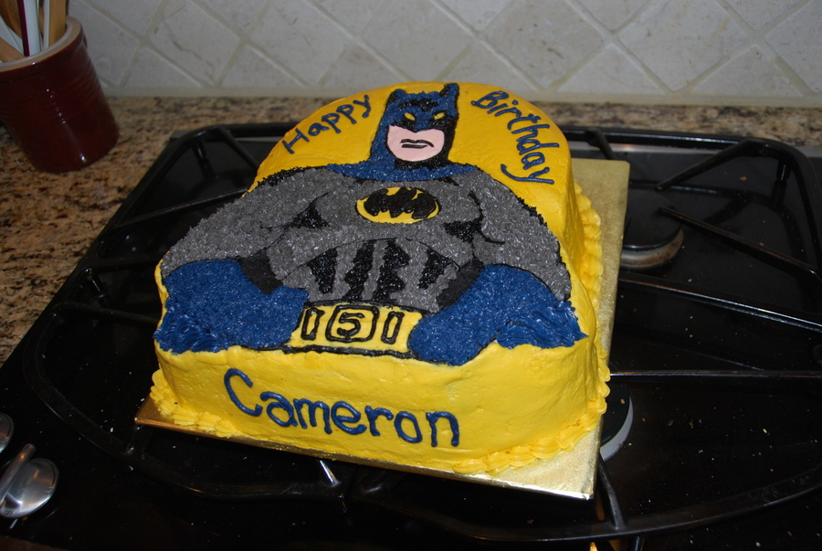 Batman Cake - CakeCentral.com