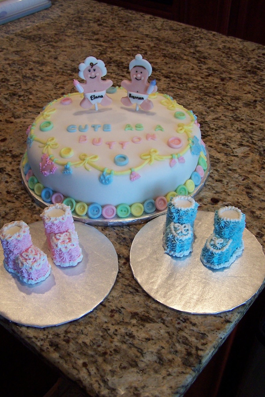 Cute As A Button - CakeCentral.com