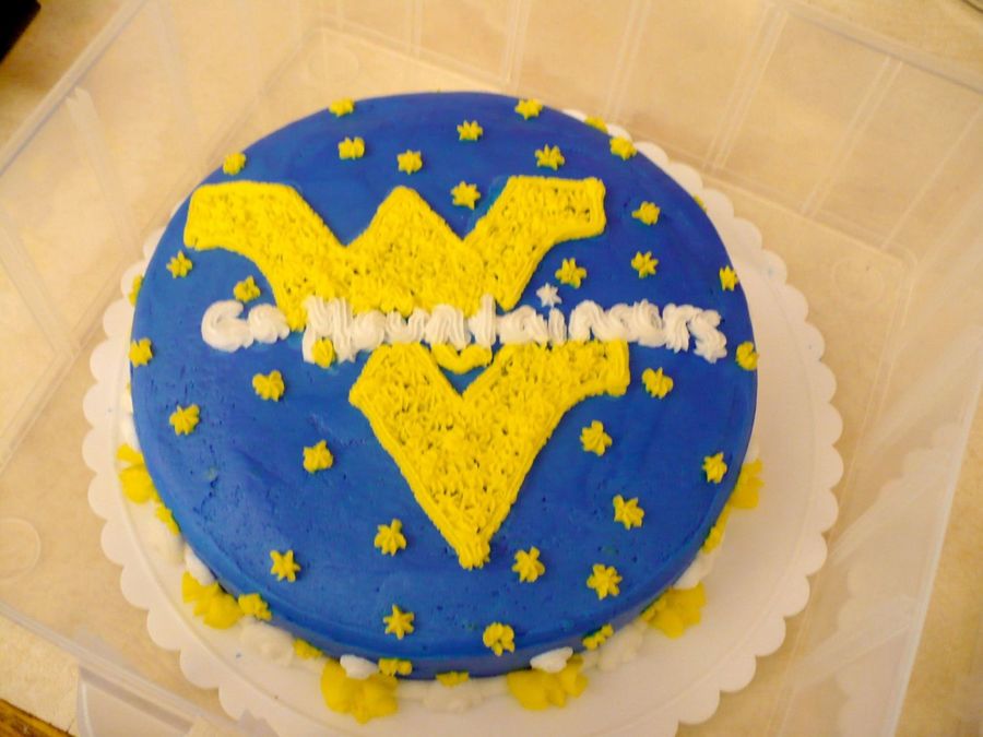 Wvu Cake - CakeCentral.com