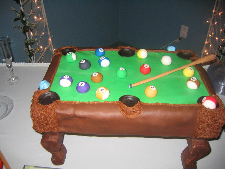 Pool Table - CakeCentral.com