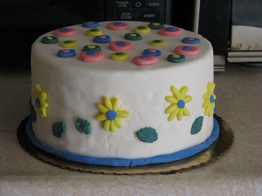 Another View Of Fondant Dummy Cake - CakeCentral.com