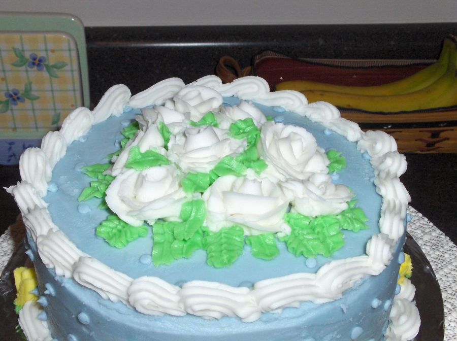 Wilton Class 2 Final Cake Top View - CakeCentral.com