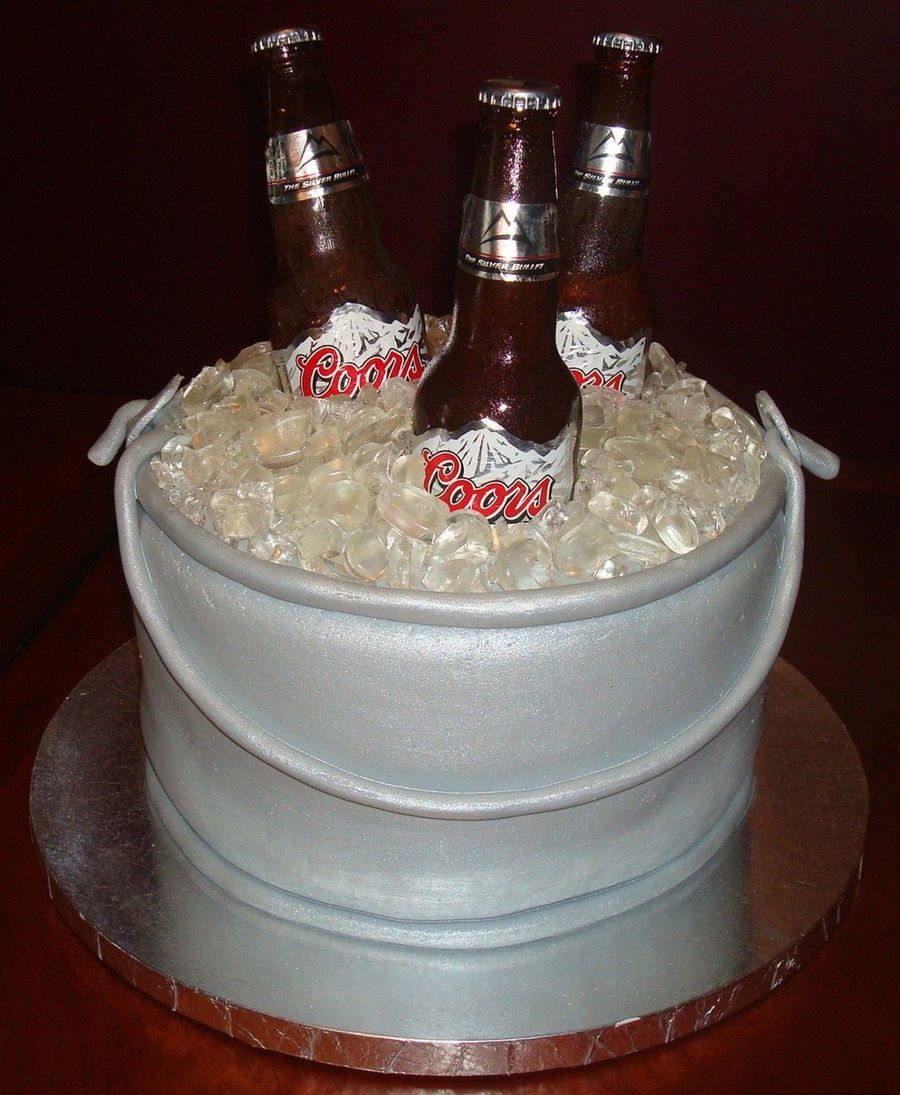 Bucket Of Coors Light - CakeCentral.com