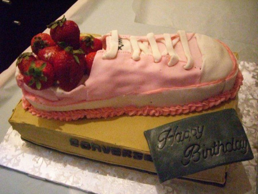 Converse Birthday Cake - CakeCentral.com