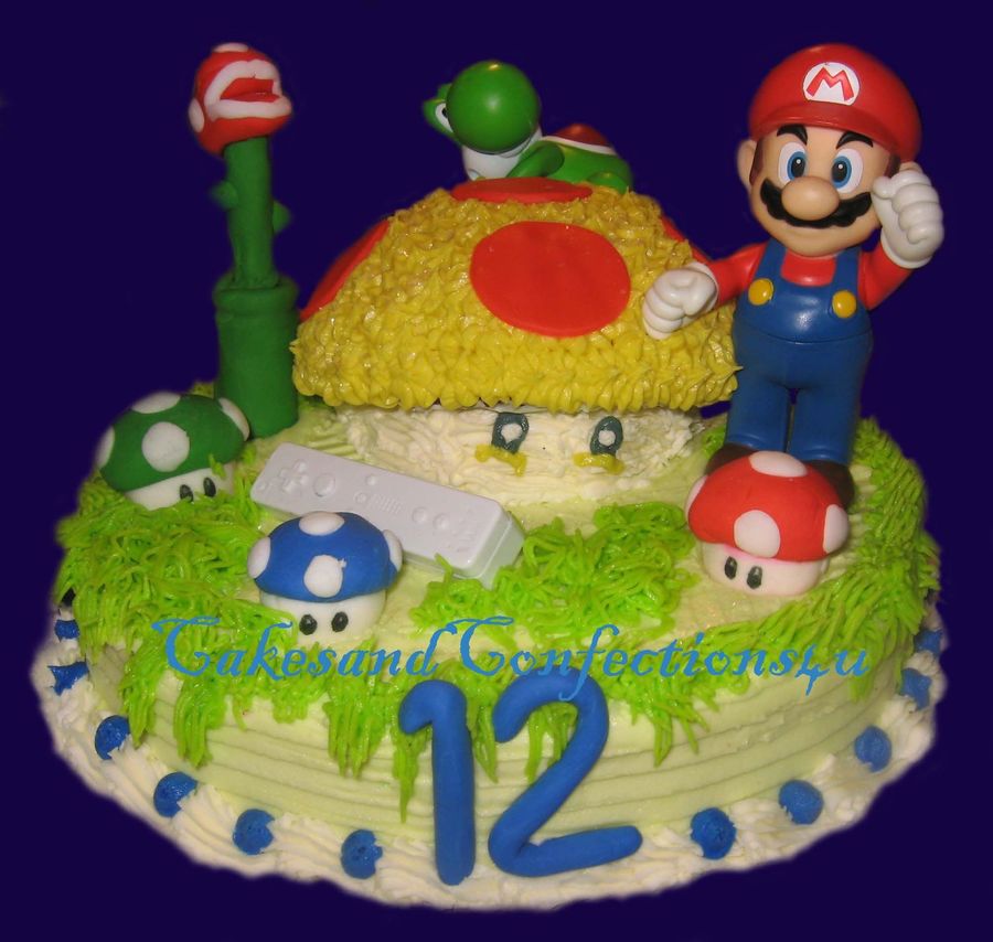 Mario Themed Cake - CakeCentral.com