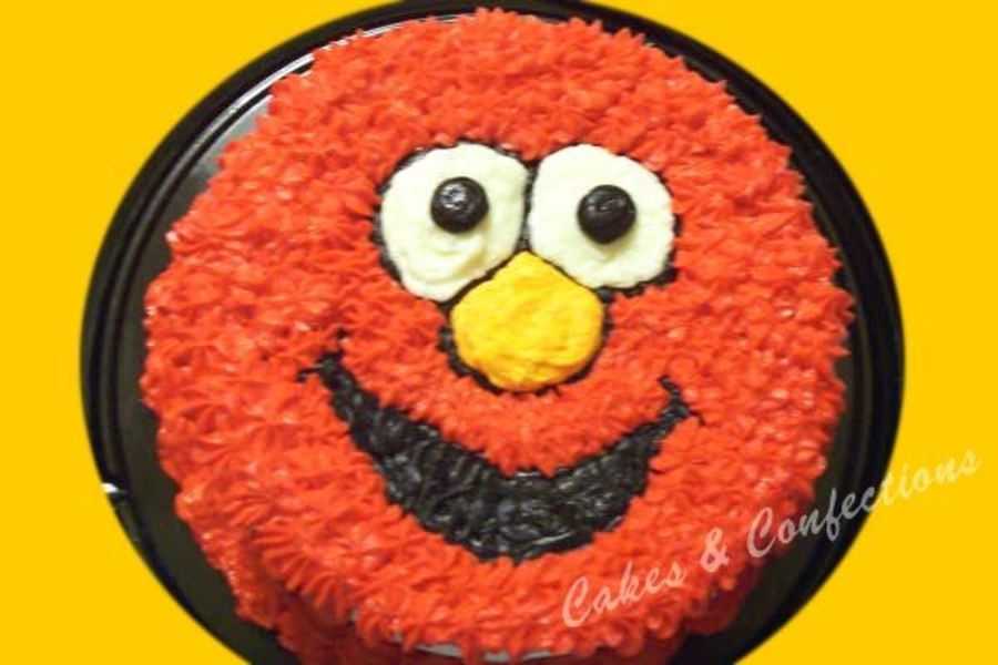 Elmo Smash Cake - CakeCentral.com