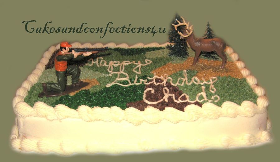 Camo & Deer Hunter - CakeCentral.com