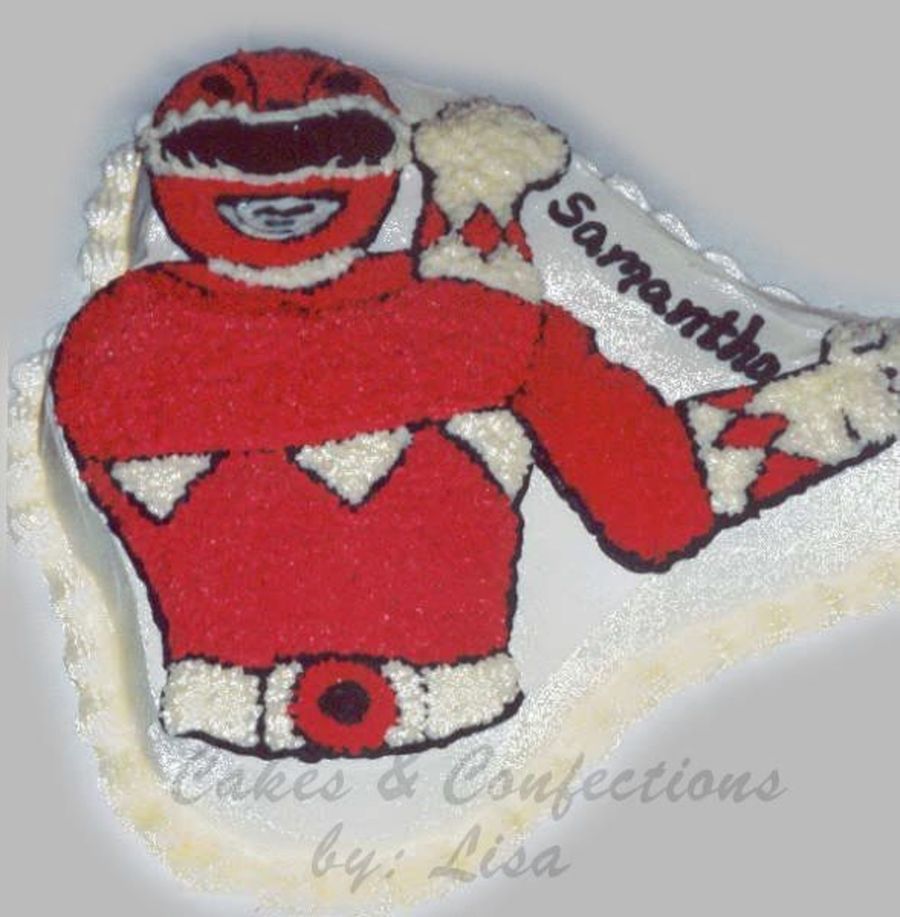 Red Power Ranger - CakeCentral.com