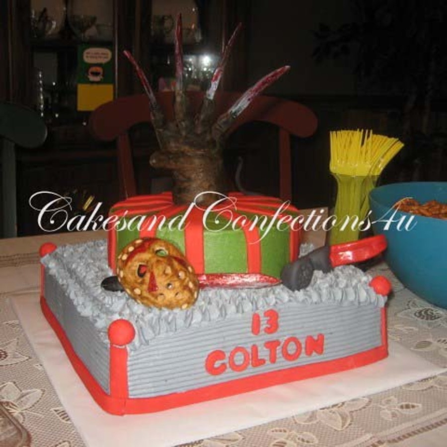 Freddy Vs. Jason Theme - CakeCentral.com
