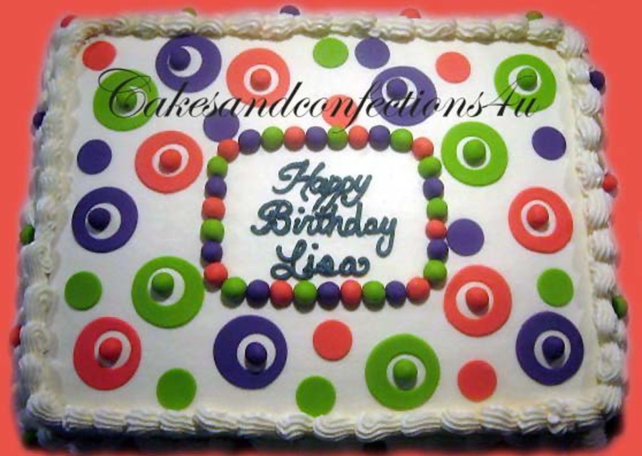 Circles And Dots Sheet - CakeCentral.com