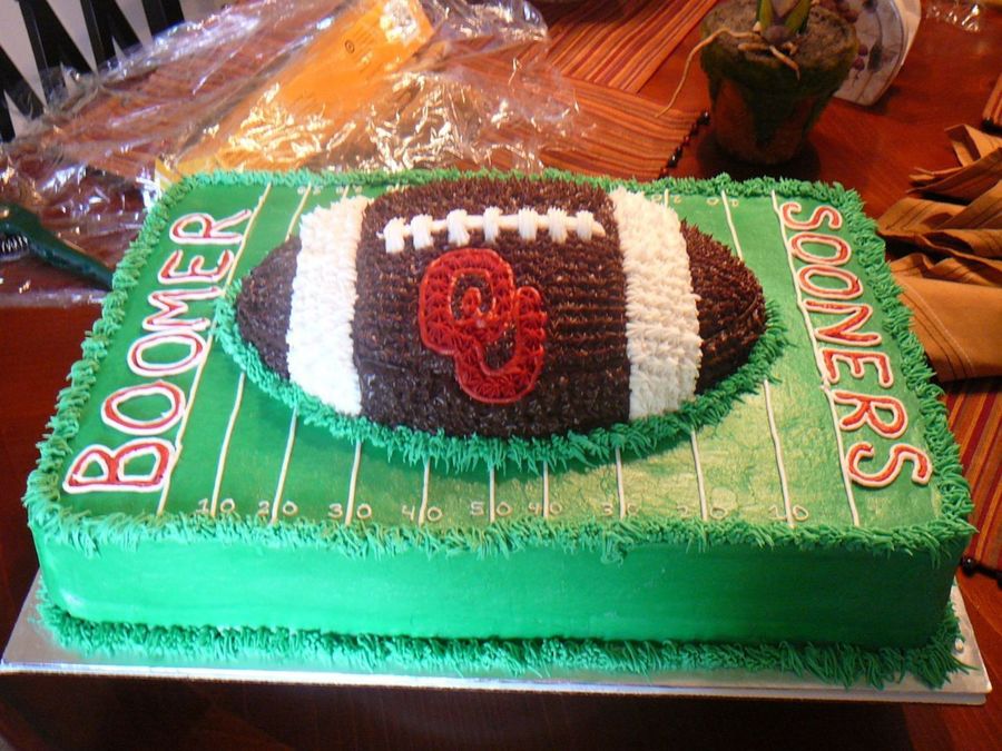 Ou Groom's Cake - CakeCentral.com