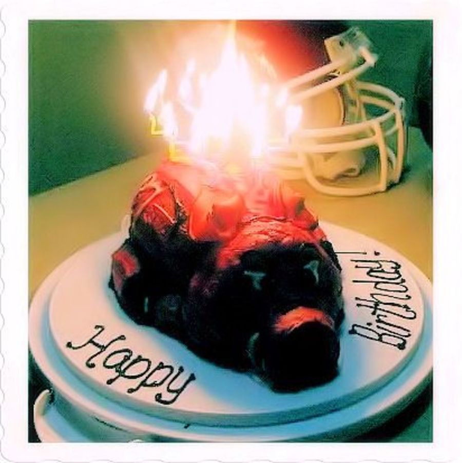 Arkansas Razorbacks Cake - CakeCentral.com