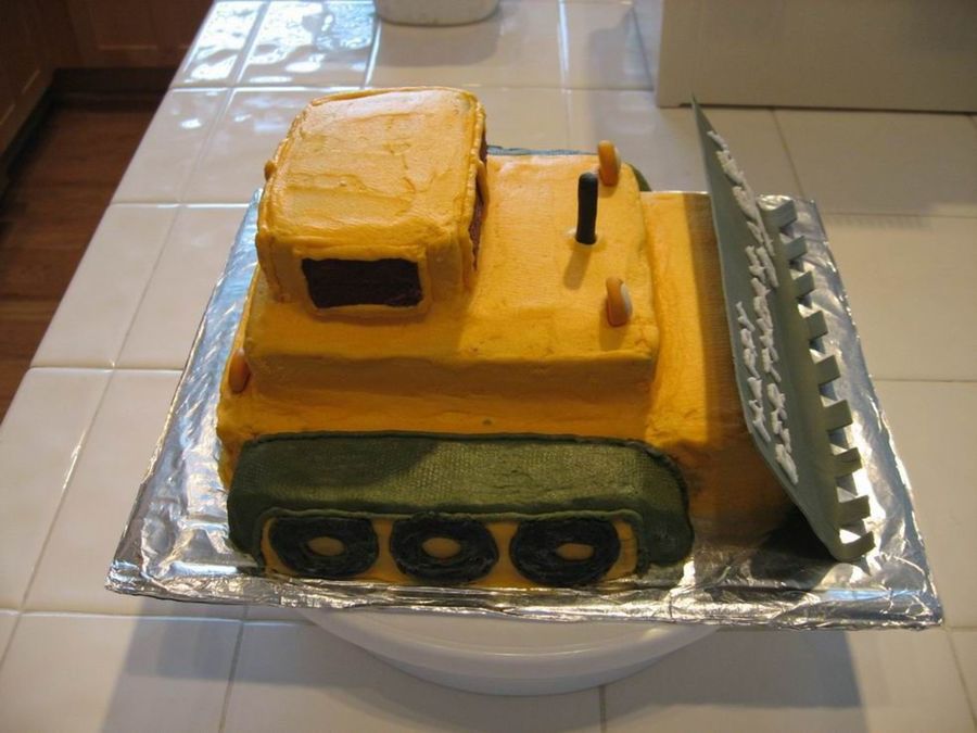 Bulldozer Cake - CakeCentral.com