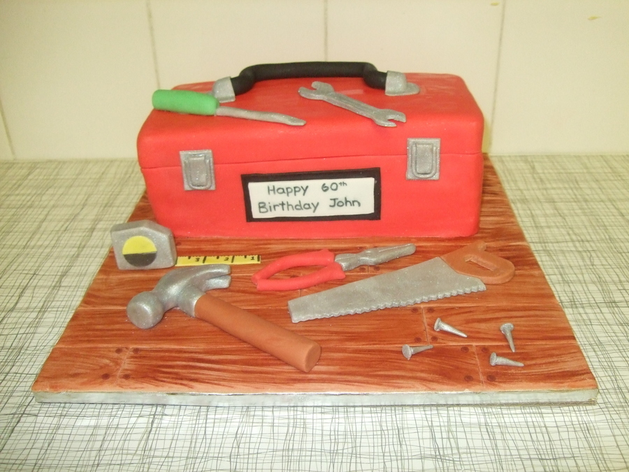 Tool Box And Tools - CakeCentral.com