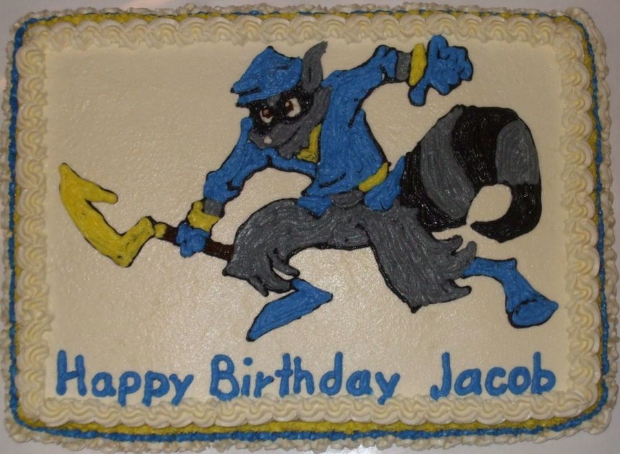 Jacob's Sly Cooper - CakeCentral.com