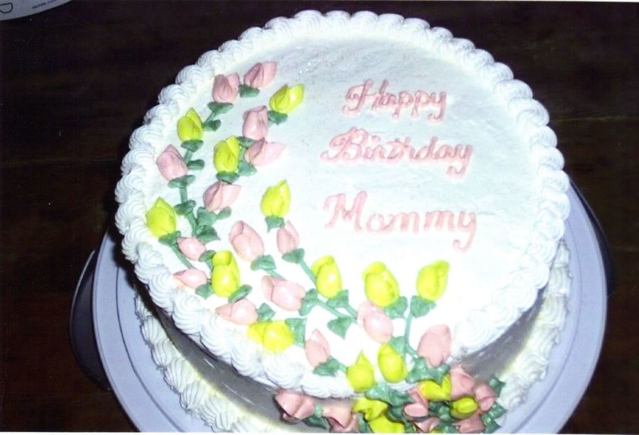 Tammy's Moms Bd Cake - CakeCentral.com