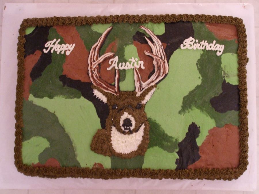 Camoflaged Deer - CakeCentral.com