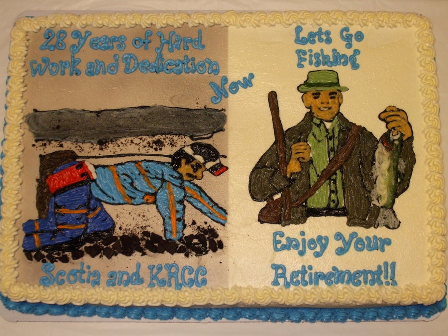 Miners Retirement - CakeCentral.com