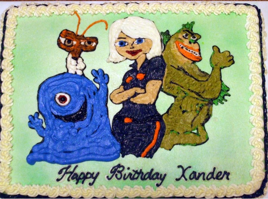Xanders Monsters Vs Alien Birthday - CakeCentral.com