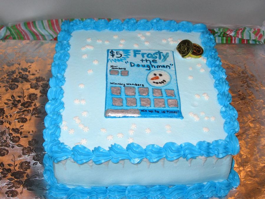 Scratch Ticket Cake - CakeCentral.com