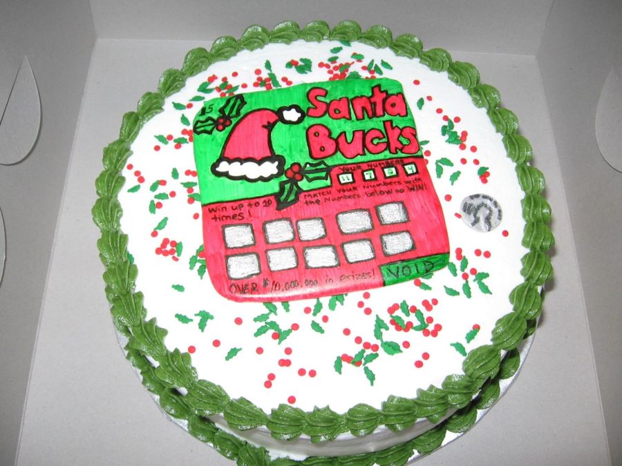 Scratch Ticket Cake - CakeCentral.com