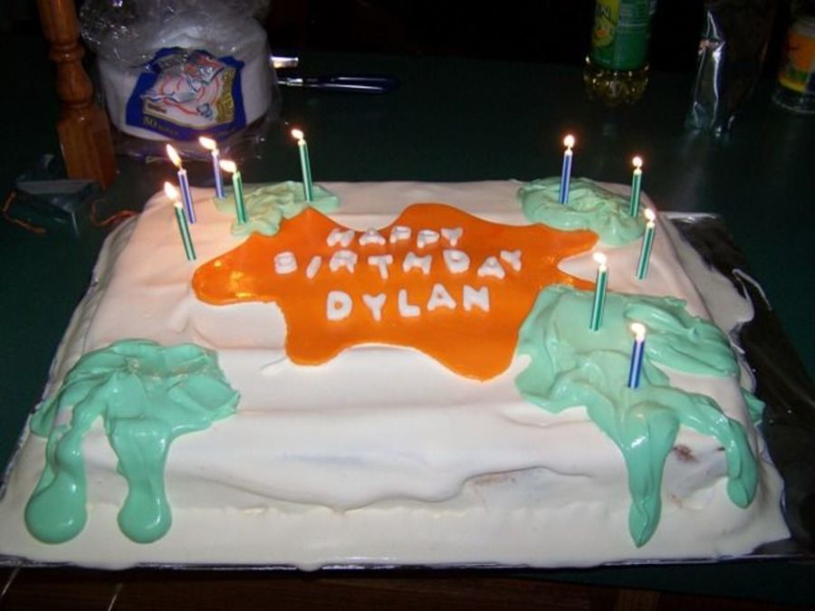 Slime Ice Cream Cake - CakeCentral.com