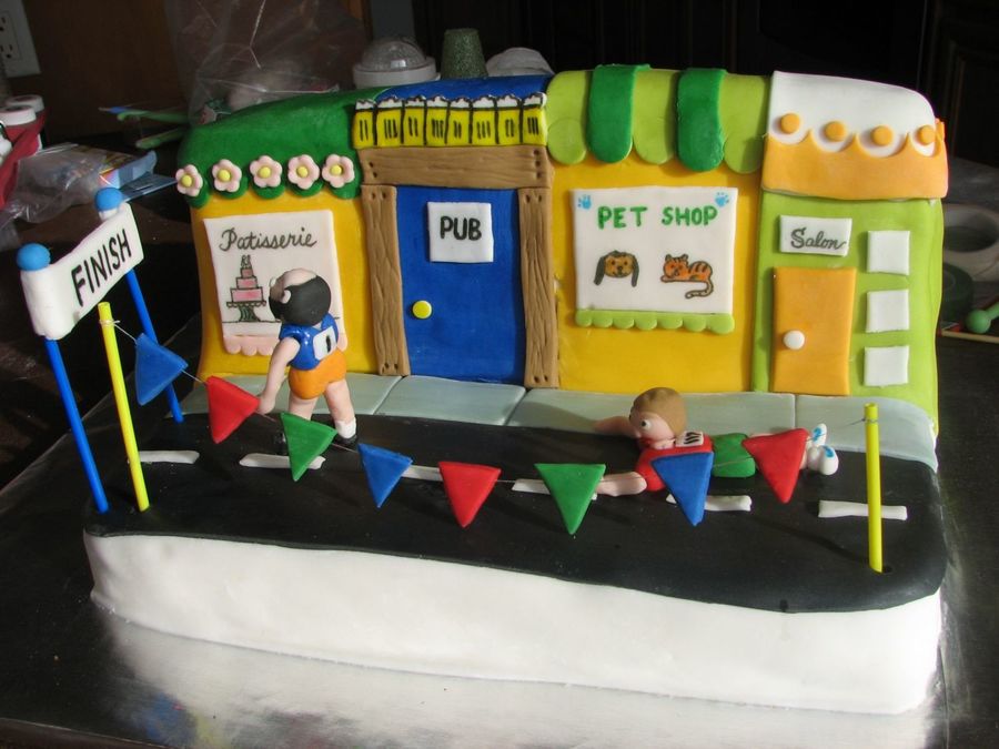 Mike's First Marathon - CakeCentral.com