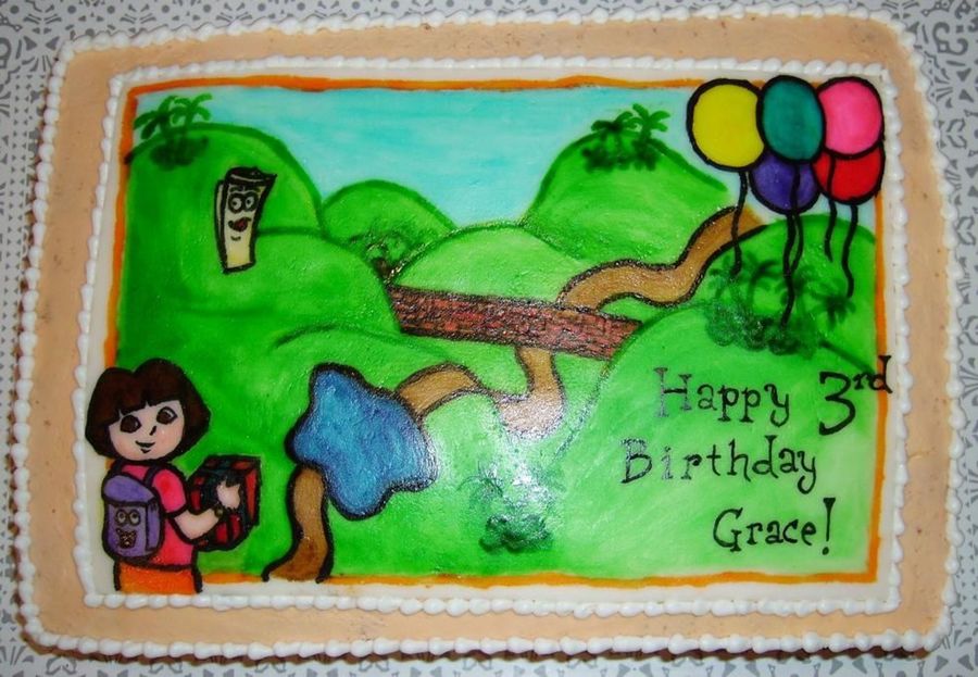 Dora's Map - CakeCentral.com