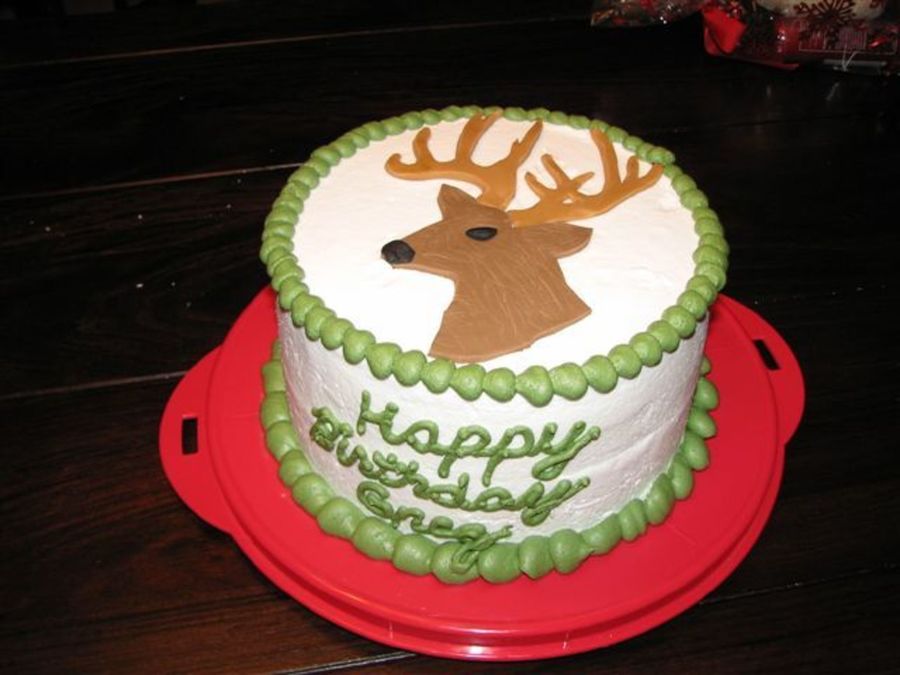 Deer Head Cake - CakeCentral.com