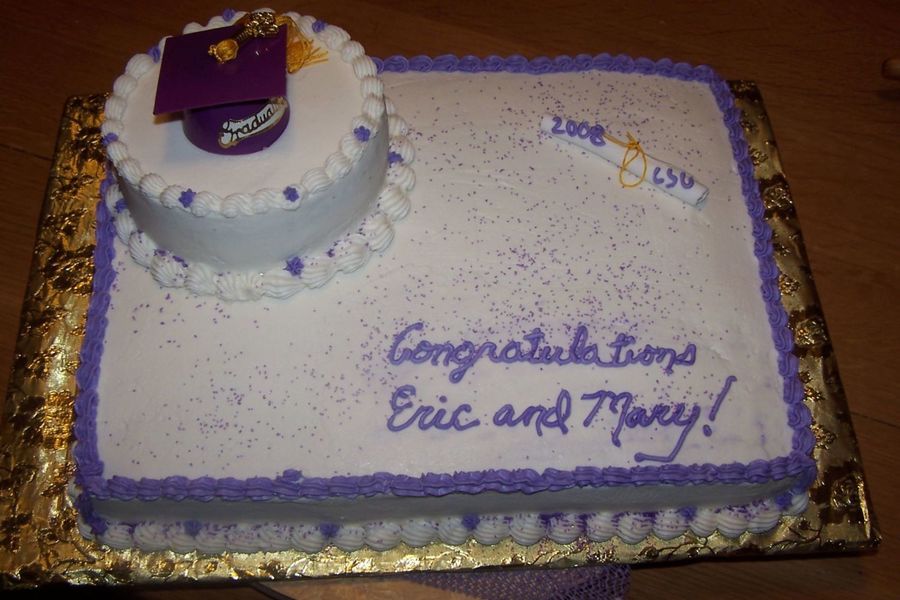 Lsu Graduation - CakeCentral.com