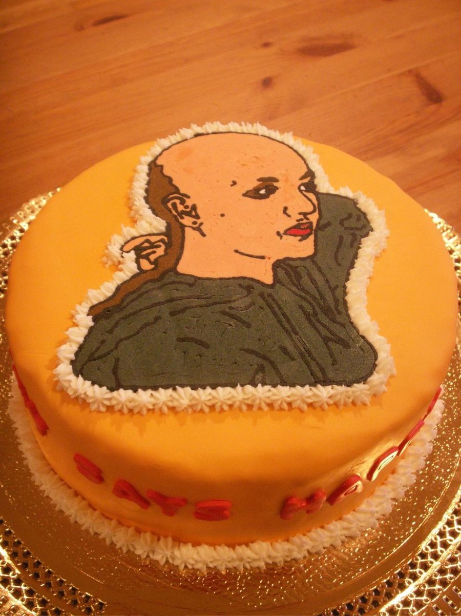 Bald Britney - Side - CakeCentral.com