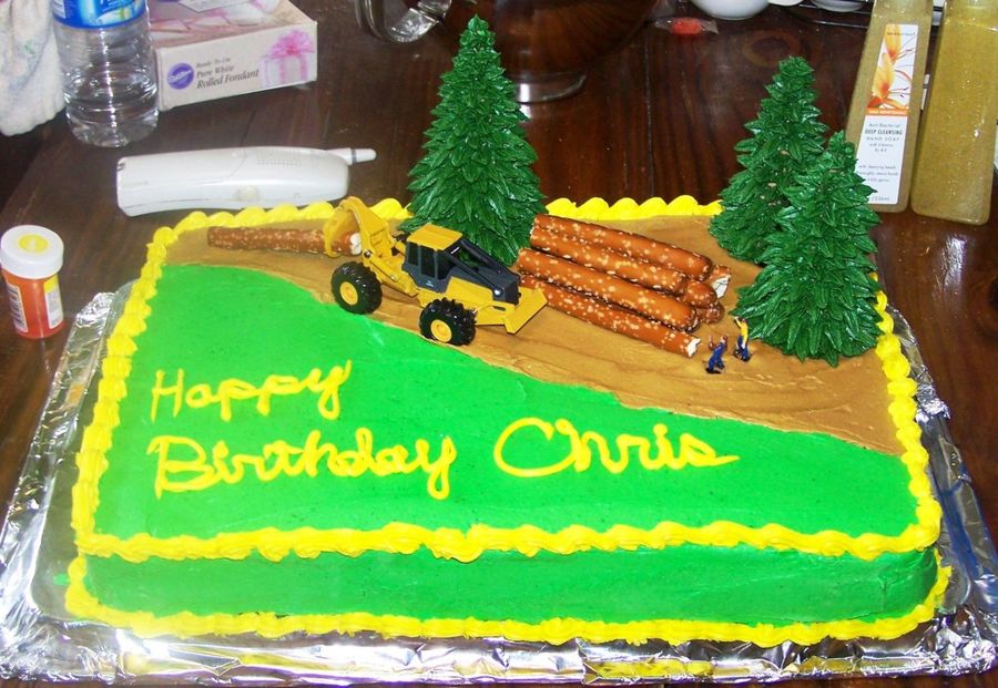 Skidderlogger Cake - CakeCentral.com