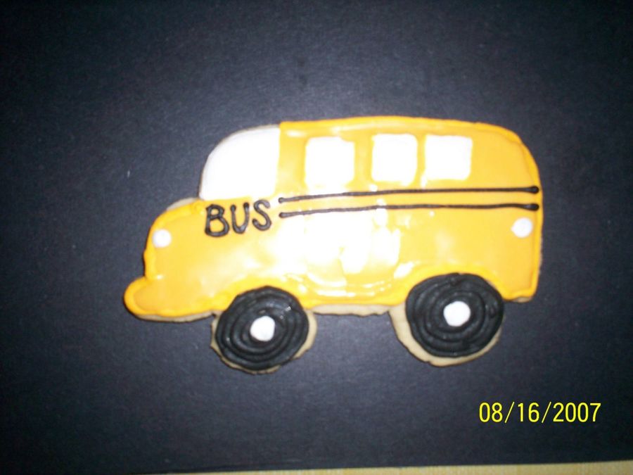 Bus Cookie - CakeCentral.com