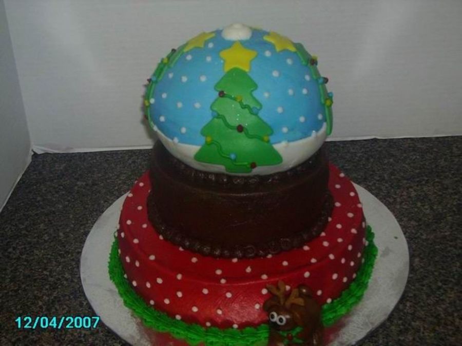 Snow Globe - CakeCentral.com