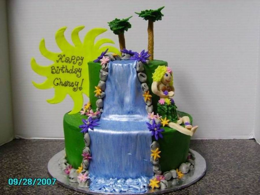 Waterfall - CakeCentral.com