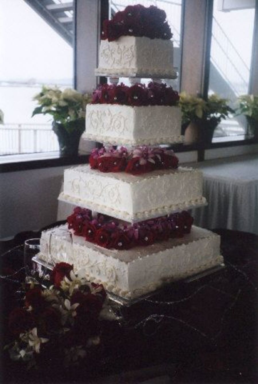 Square 4-Tier - CakeCentral.com