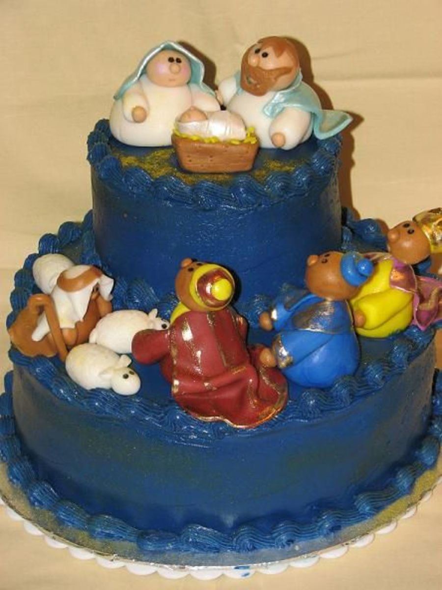Nativity Cake - CakeCentral.com