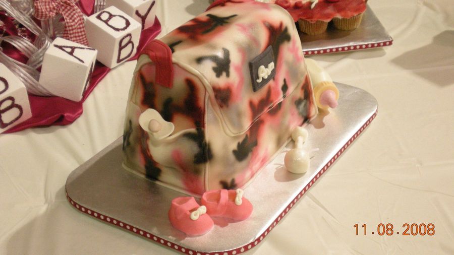 Ava's Shower Cake - CakeCentral.com