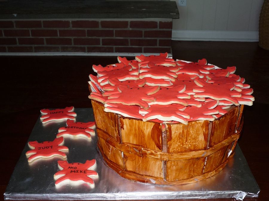 Bushel Of Crabs - CakeCentral.com