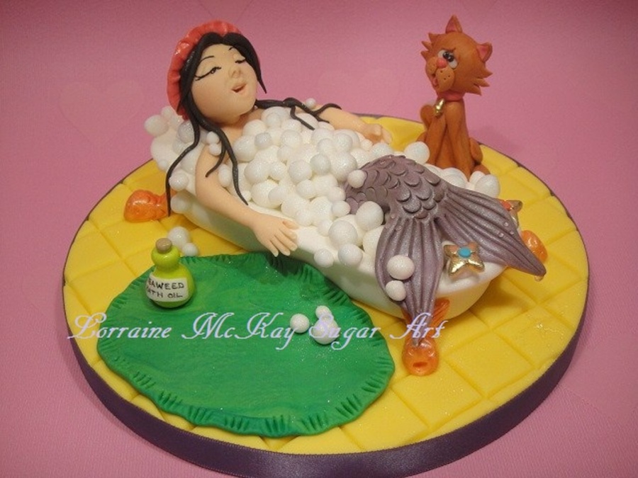 Mermaid Bath Time - CakeCentral.com