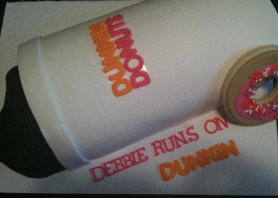 Dunkin Donuts Cake - CakeCentral.com
